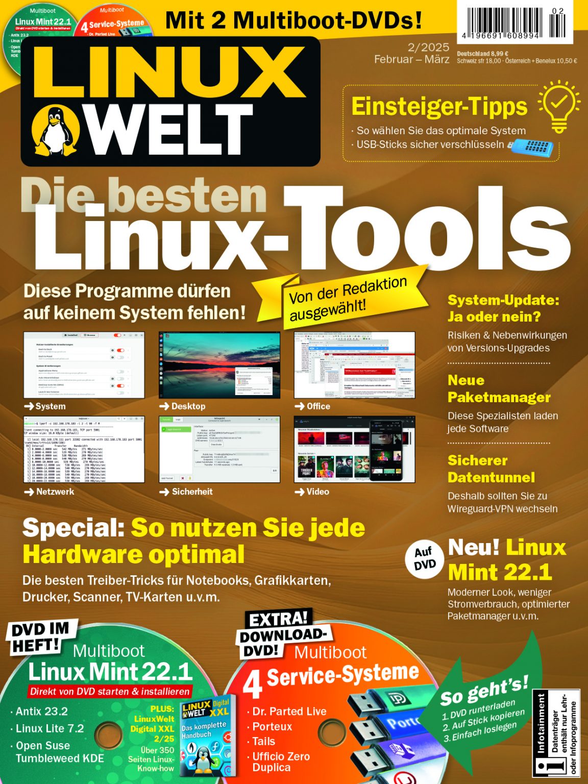 LinuxWelt 2/2025 – Die besten Linux-Tools – am Kiosk | IT Media Publishing